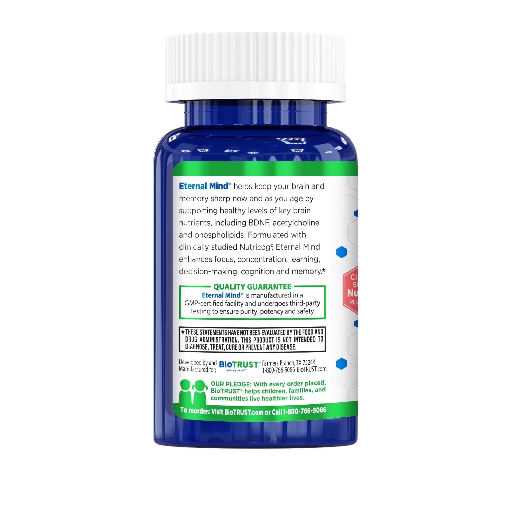 BioTrust nootropic for optimal performance