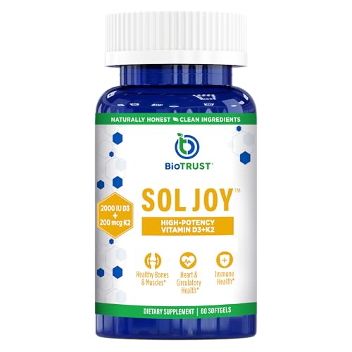 BioTrust Vitamin D3 K2 benefits