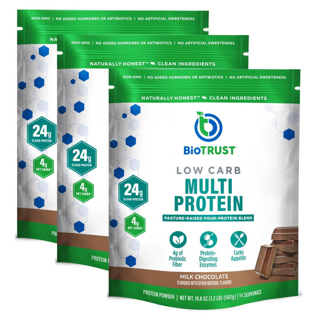 BioTrust whey protein chocolate flavour