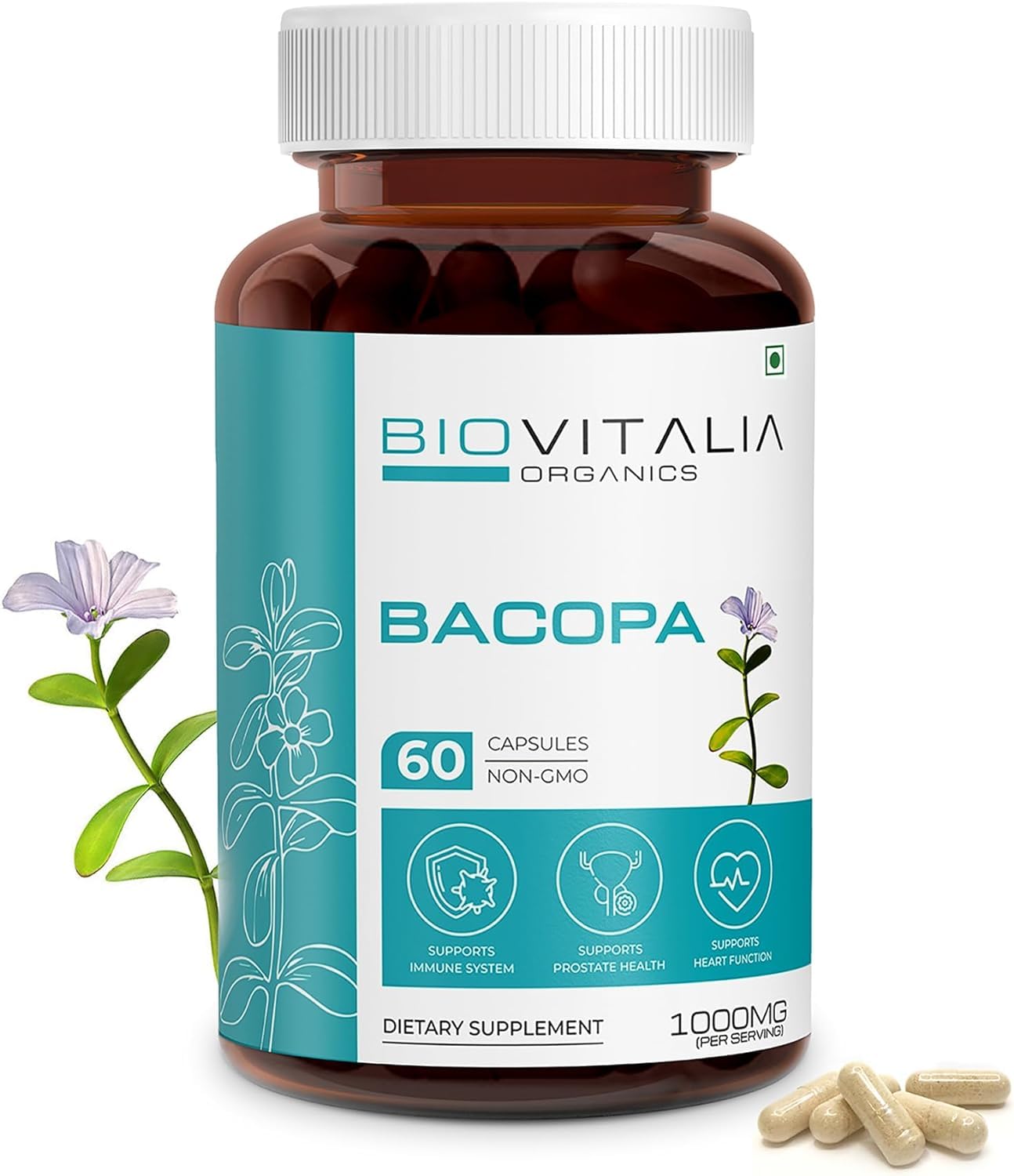 Biovitalia Bacopa supplement for brain health