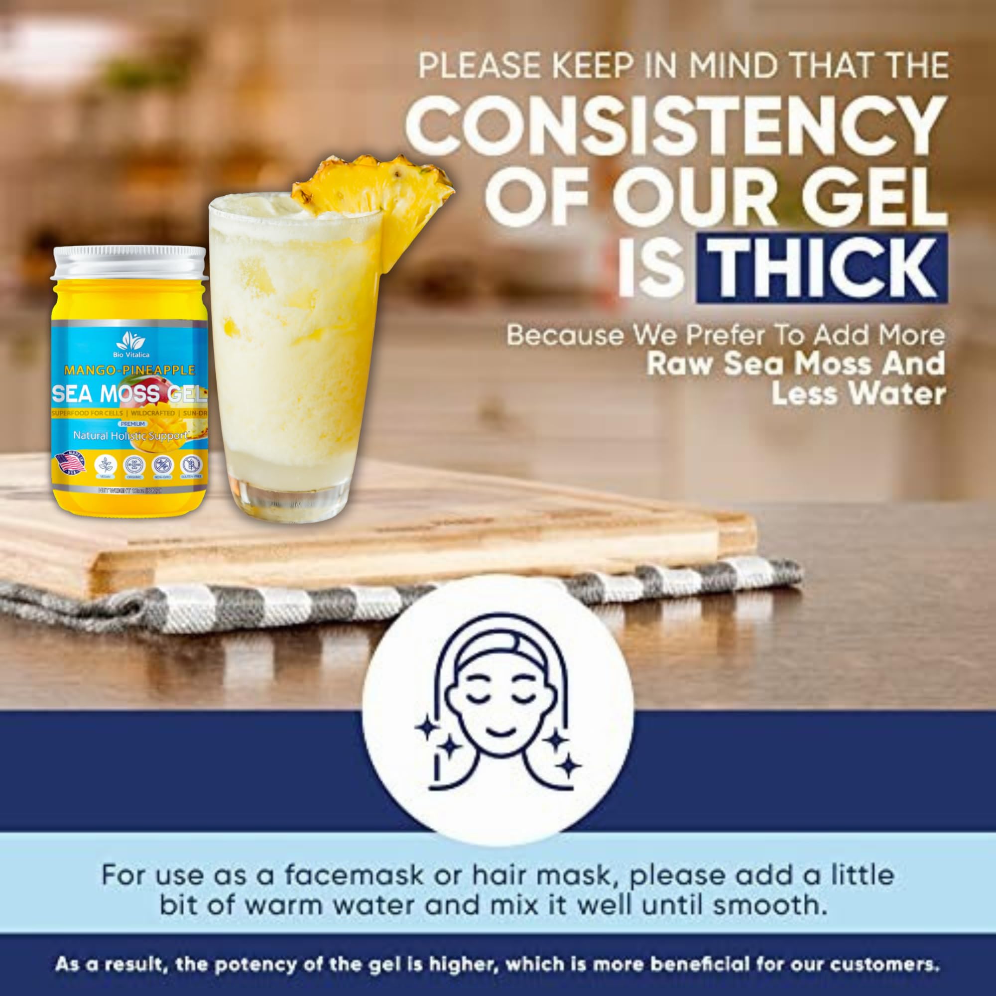 BioVitalica organic gel for vitality