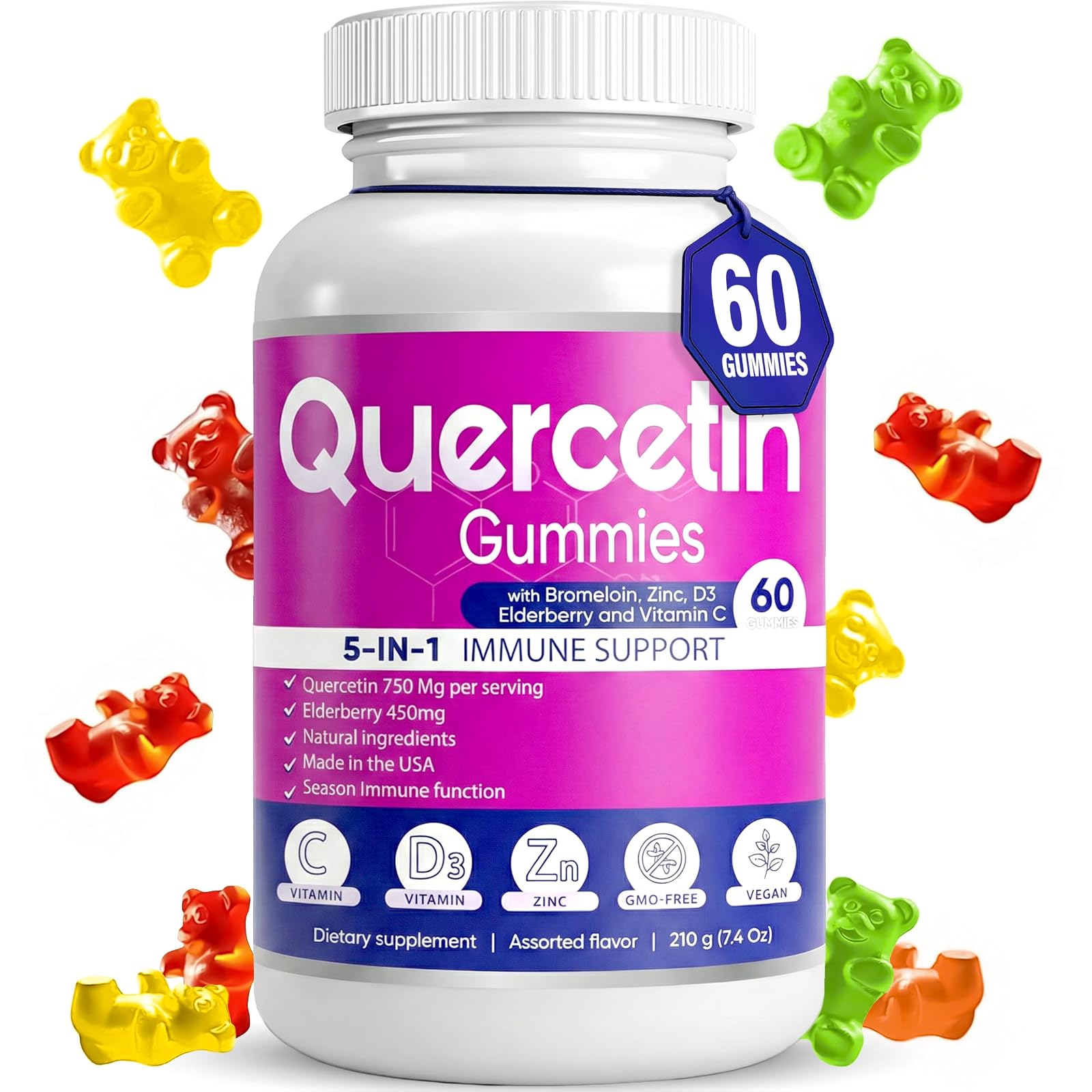 BioVitalica Quercetin gummies for immune support