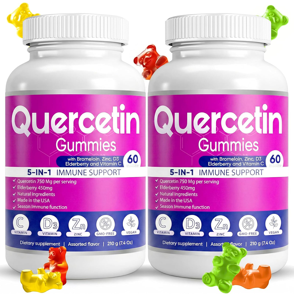 BioVitalica Quercetin gummies for immune support
