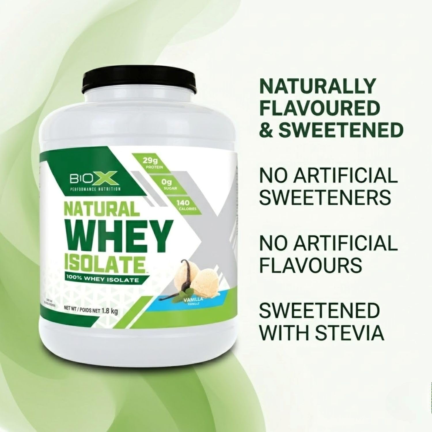 BioX protein isolate for muscle recovery
