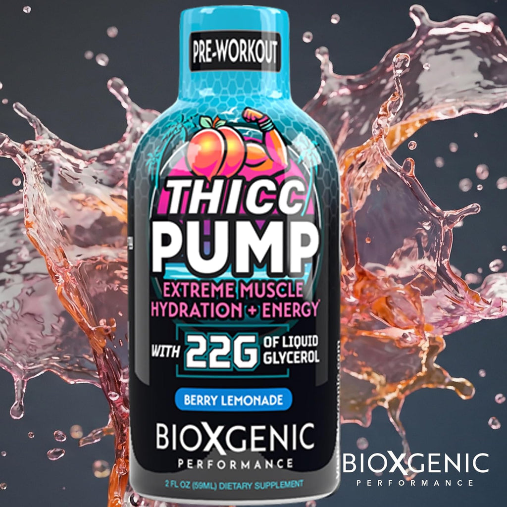 BioXgenic Thicc Pump liquid energy shot