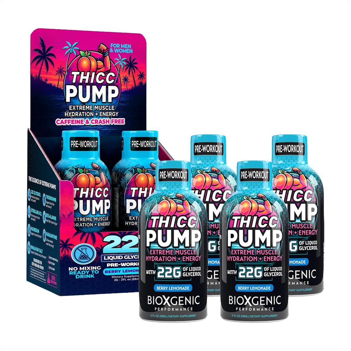 BioXgenic Thicc Pump pre-workout energy boost