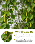 Birch tree buds tea for soothing