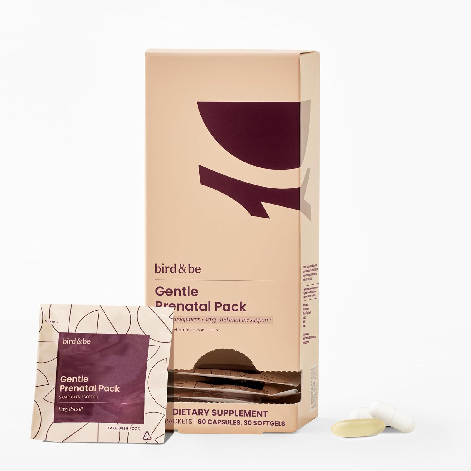 Bird&be prenatal vitamins for expecting mothers