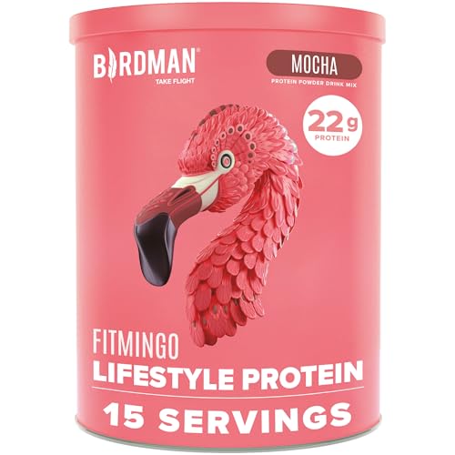 BIRDMAN vegan protein powder mocha