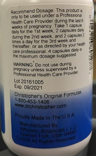 Birth-prep capsules for expecting mothers
