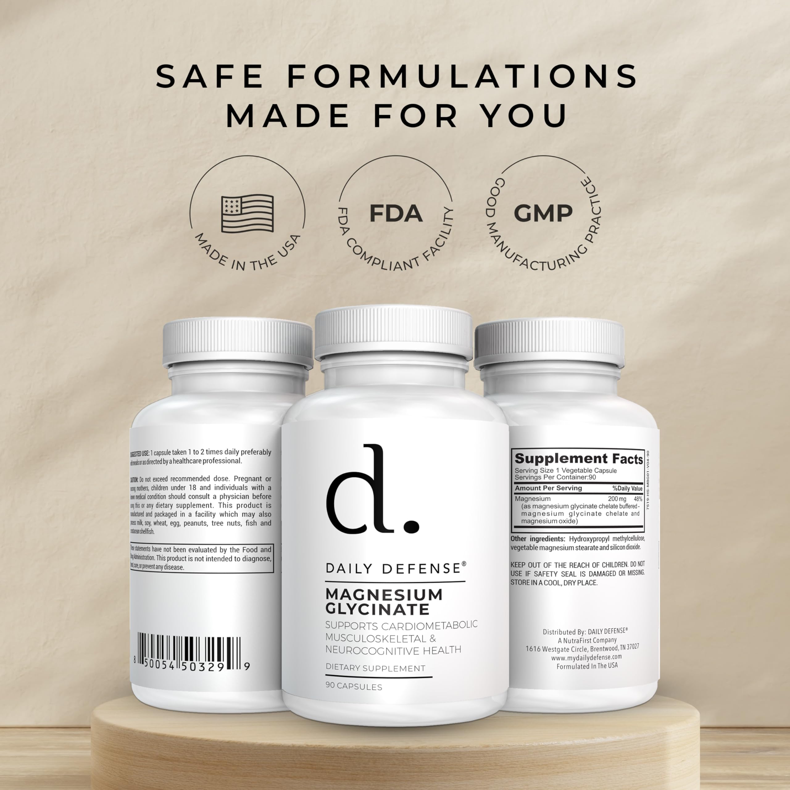 Bisglycinate magnesium for enhanced absorption