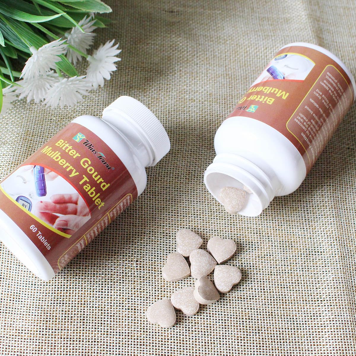 Bitter Gourd Mulberry tablets for energy boost