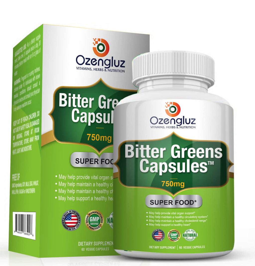 bitter greens capsules for energy boost
