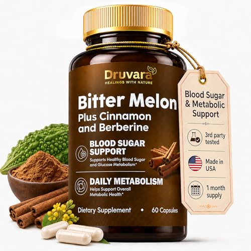 Bitter Melon capsules for blood sugar support
