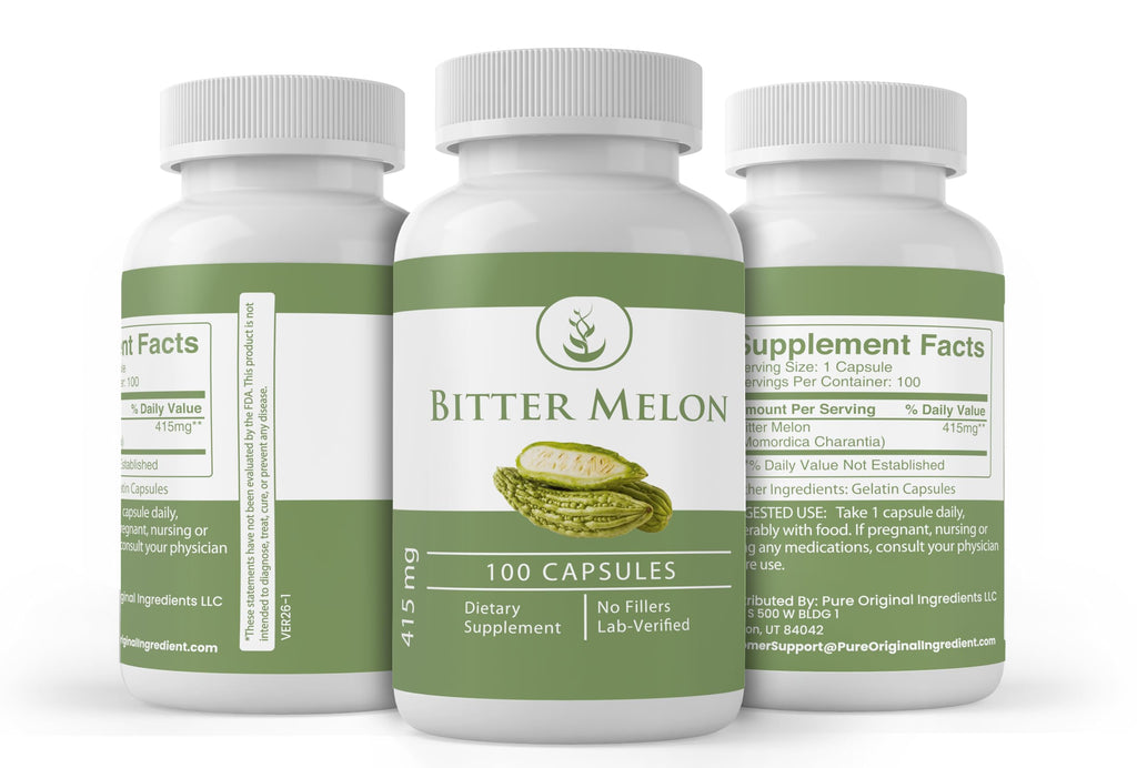 bitter melon capsules for wellness