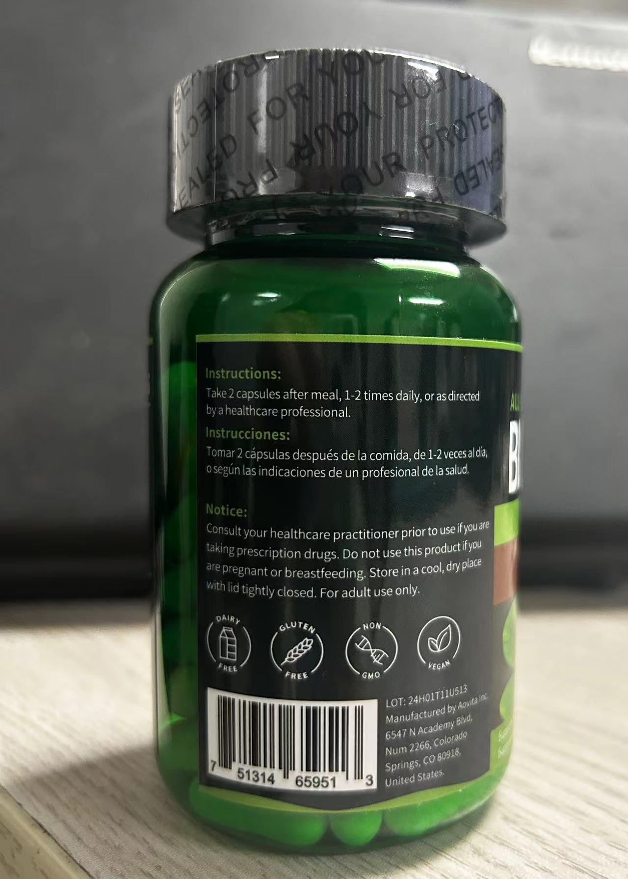 bitter melon capsules for wellness