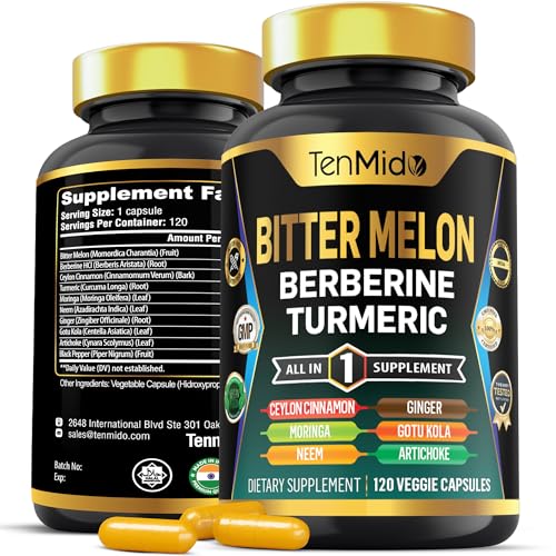 bitter melon capsules with turmeric
