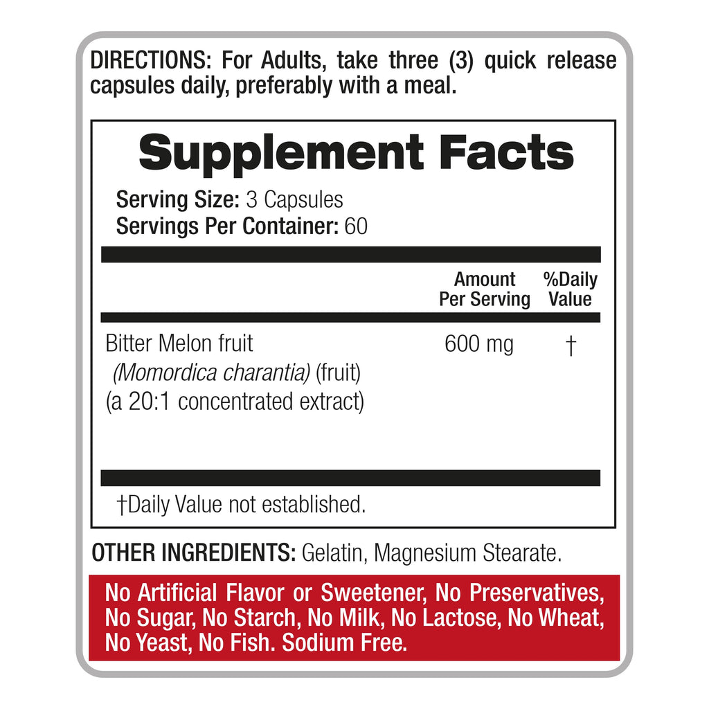 bitter melon for blood sugar support