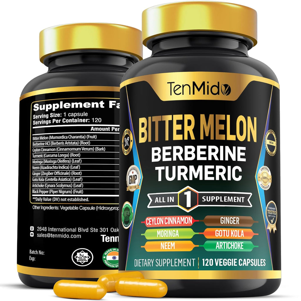Bitter Melon herbal supplement capsules