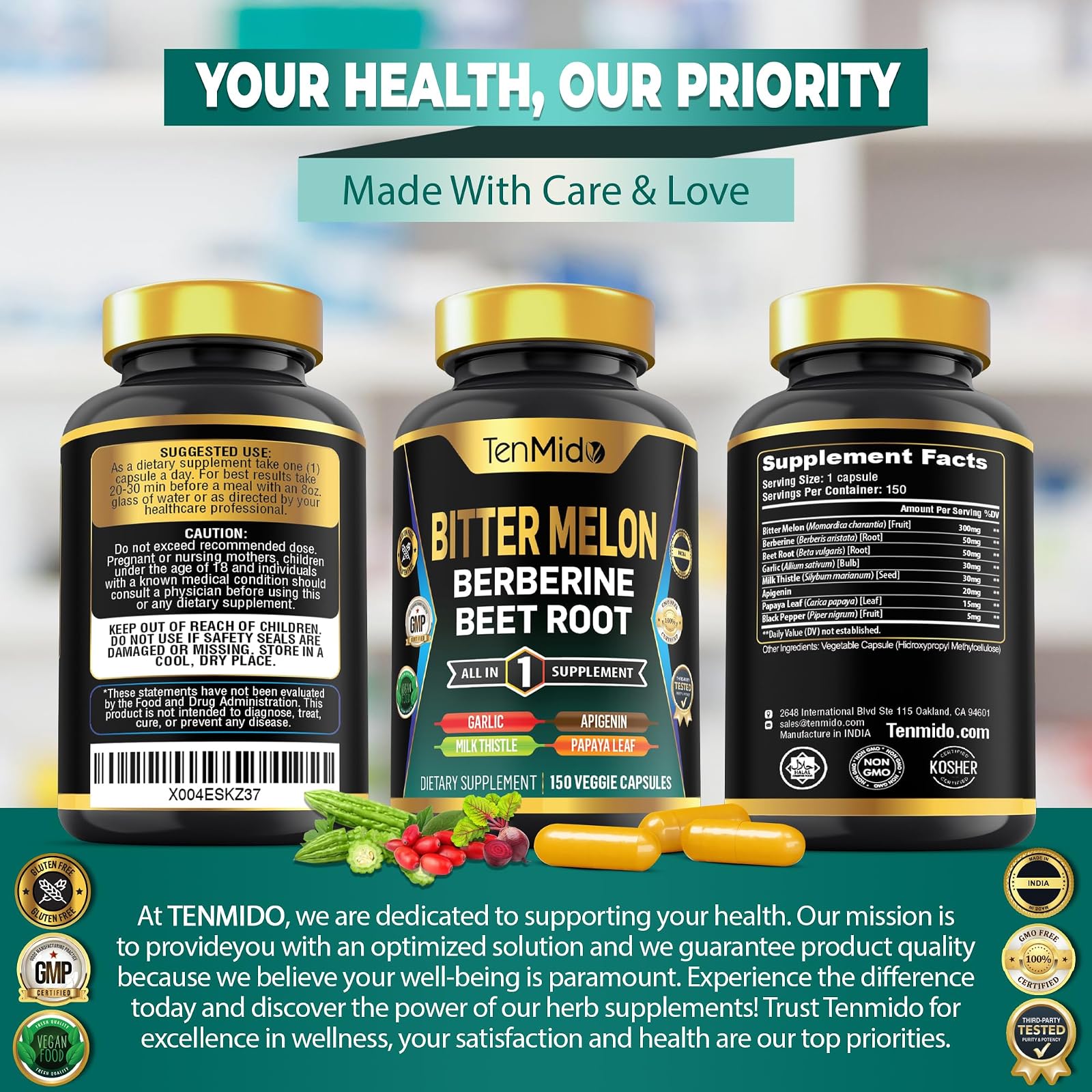 Bitter Melon multivitamin for immune support