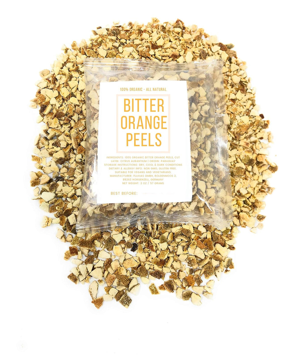 bitter orange peels zest for tea