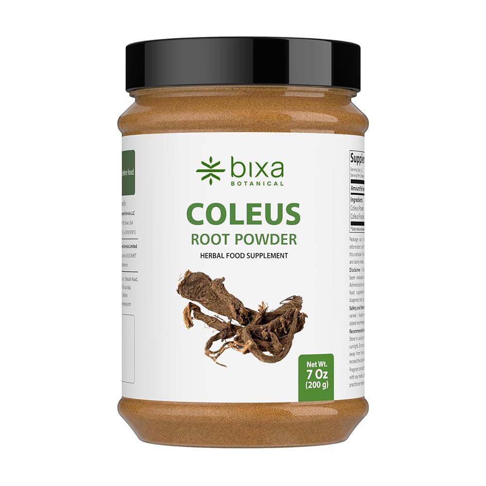 bixa BOTANICAL Coleus Forskohlii powder jar