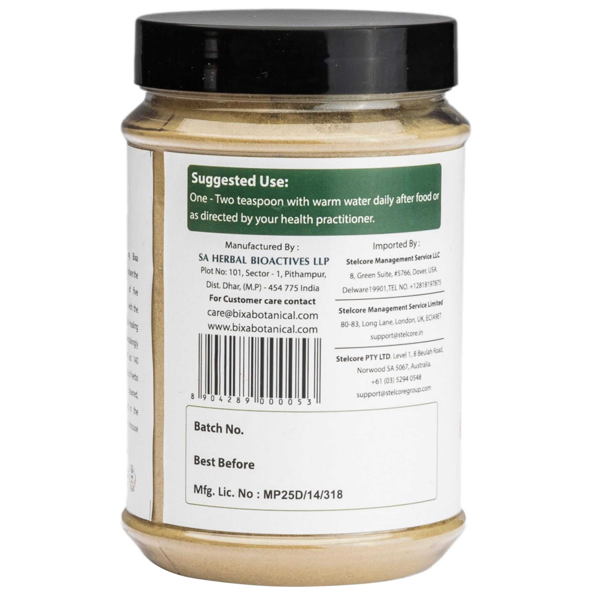 bixa BOTANICAL giloy nutrition