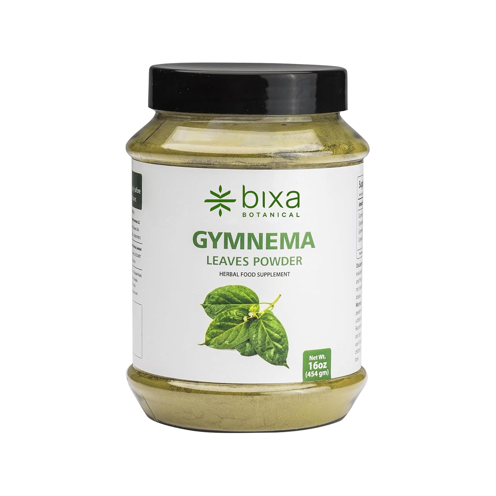 bixa BOTANICAL Gymnema Leaf Powder supplement