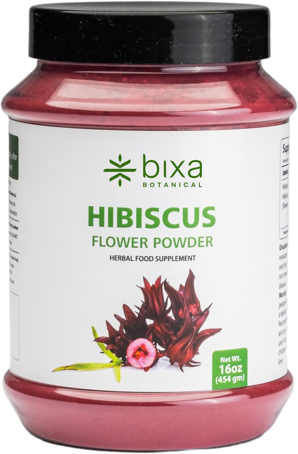 bixa BOTANICAL hibiscus powder for smoothies