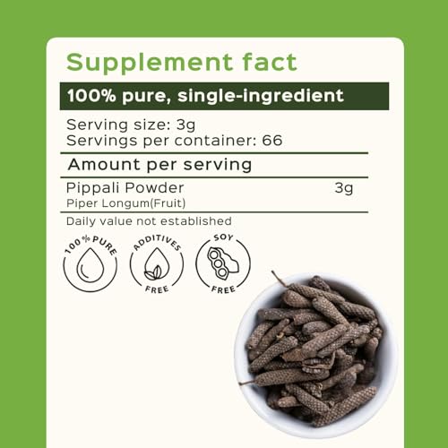 bixa BOTANICAL pippali for Ayurvedic recipes