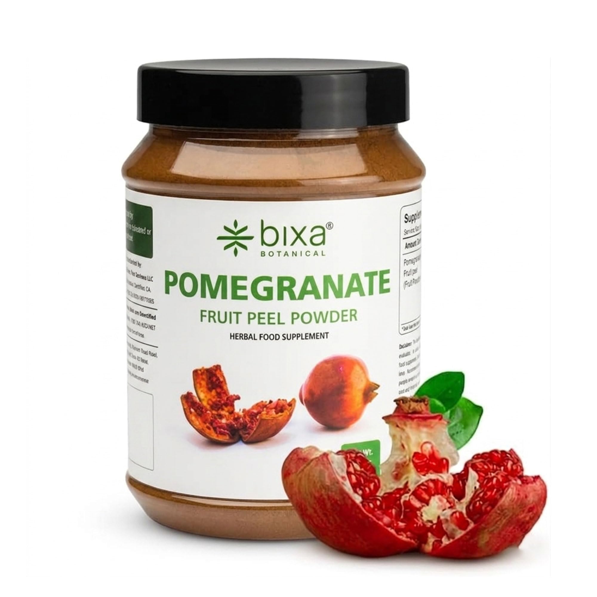 bixa BOTANICAL pomegranate peel powder benefits