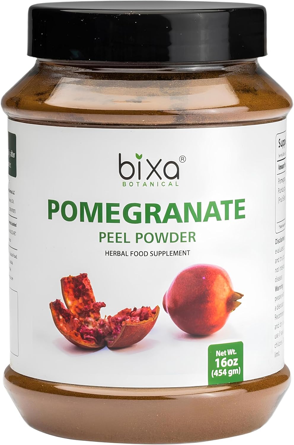 bixa BOTANICAL Pomegranate Peel Powder for skincare