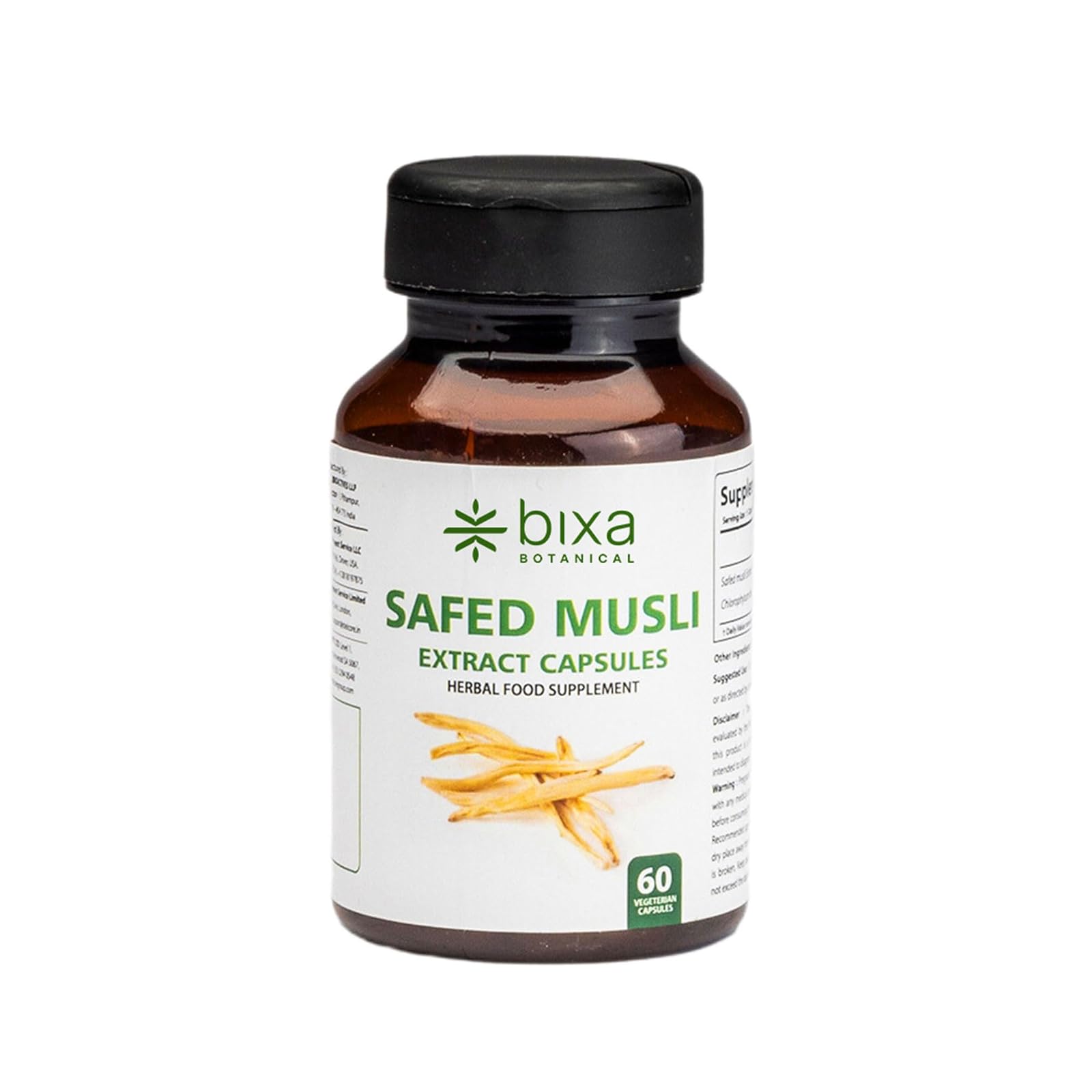 bixa BOTANICAL Safed Musli Extract capsules