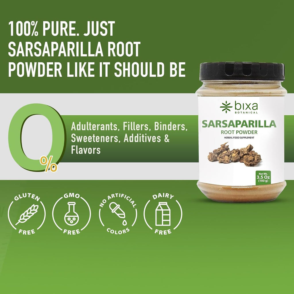 bixa BOTANICAL Sarsaparilla for smoothies