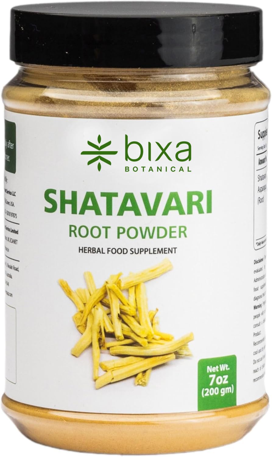 bixa BOTANICAL Shatavari root powder benefits