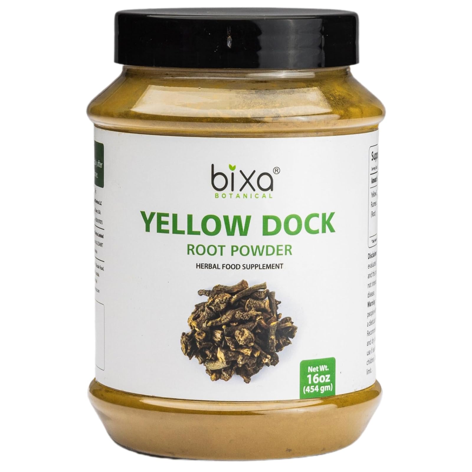 bixa BOTANICAL Yellow Dock Powder benefits