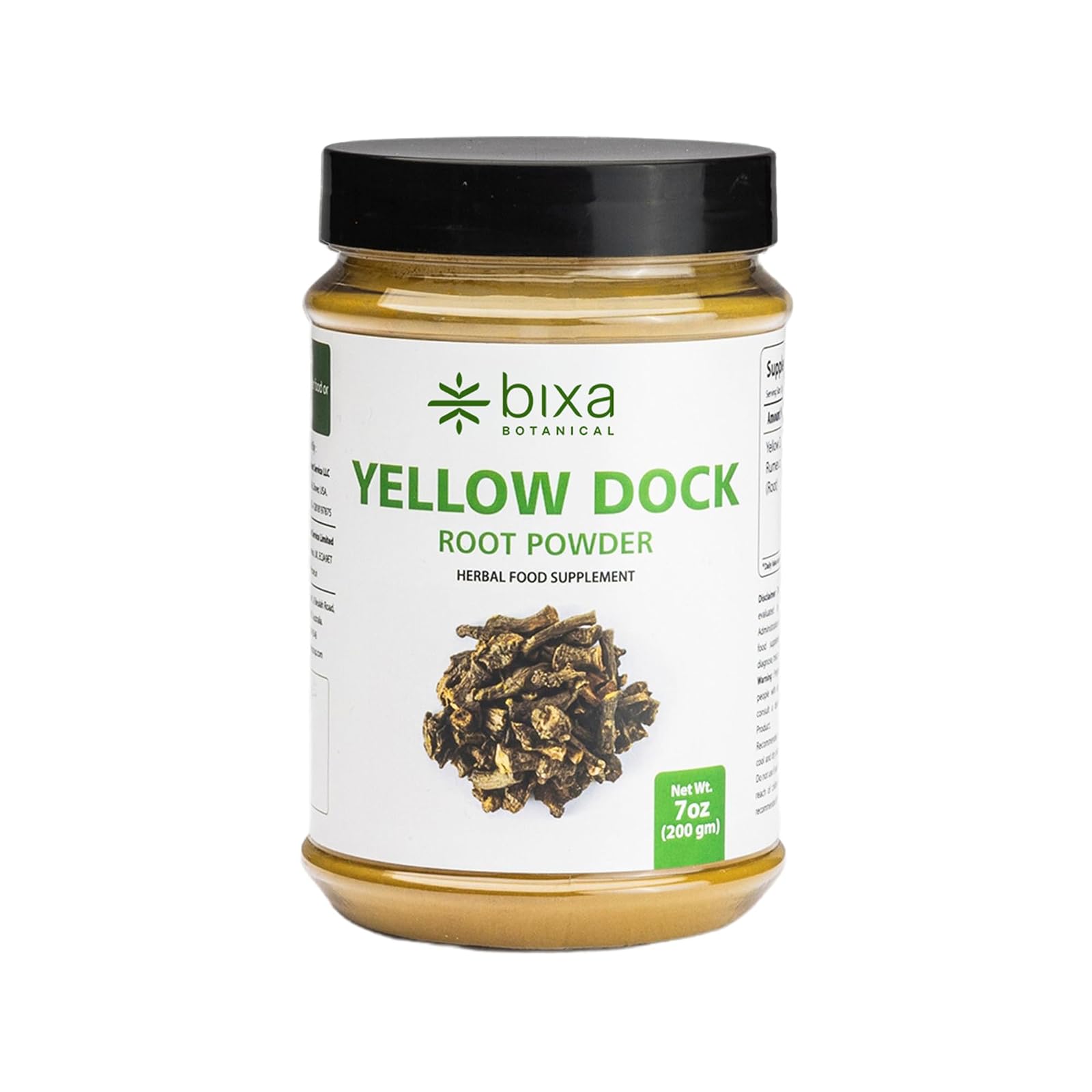 bixa BOTANICAL Yellow Dock Root Powder benefits
