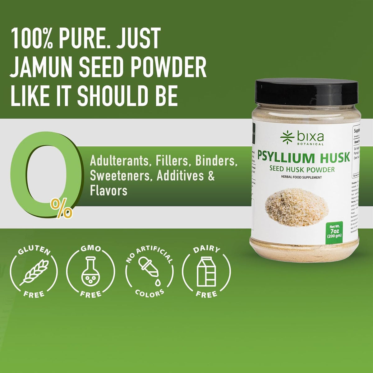 bixa psyllium husk promotes regularity