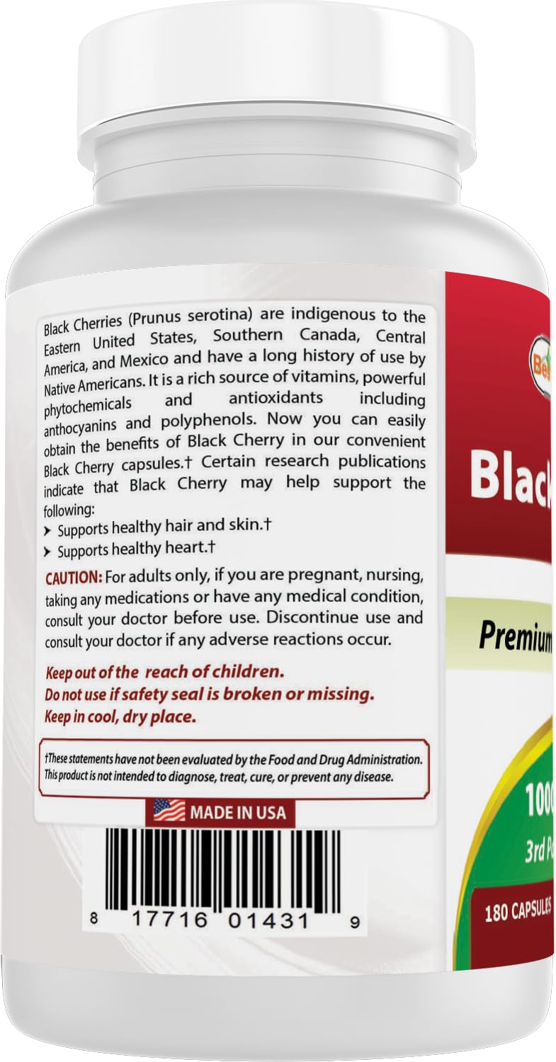 black cherry capsules for active lifestyle