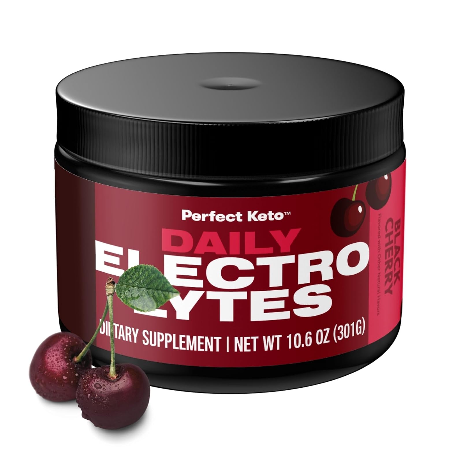 black cherry electrolyte powder for hydration