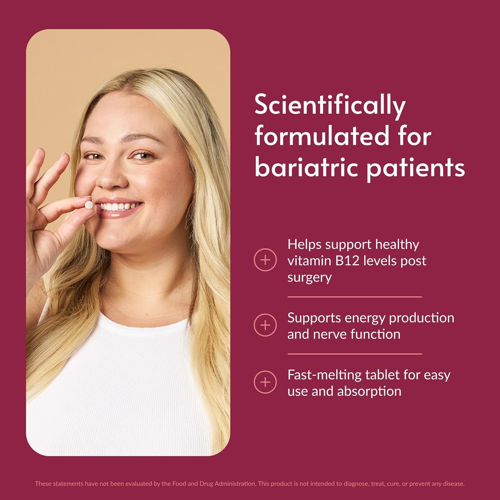 Black cherry flavour B12 supplements
