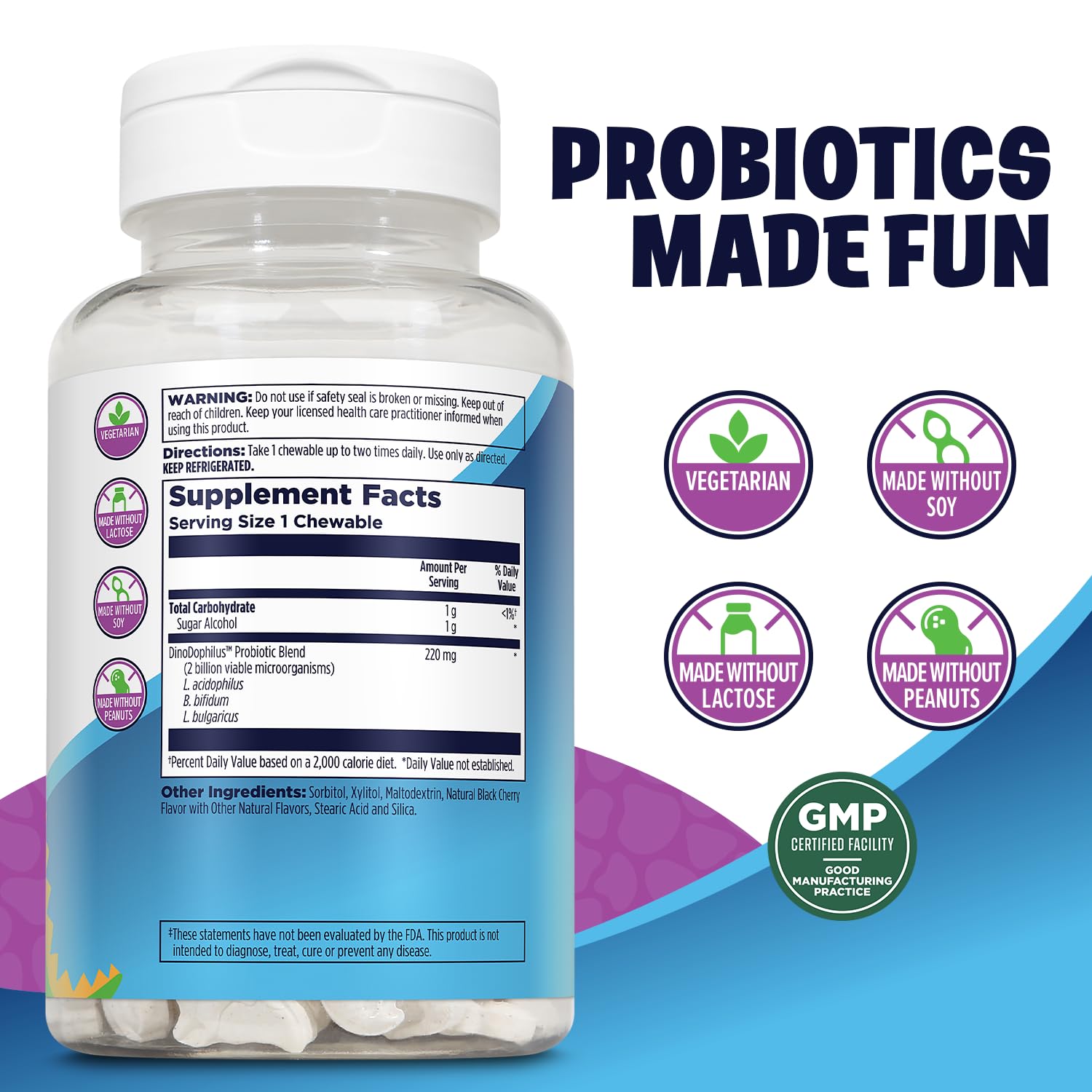 black cherry flavour probiotic for children