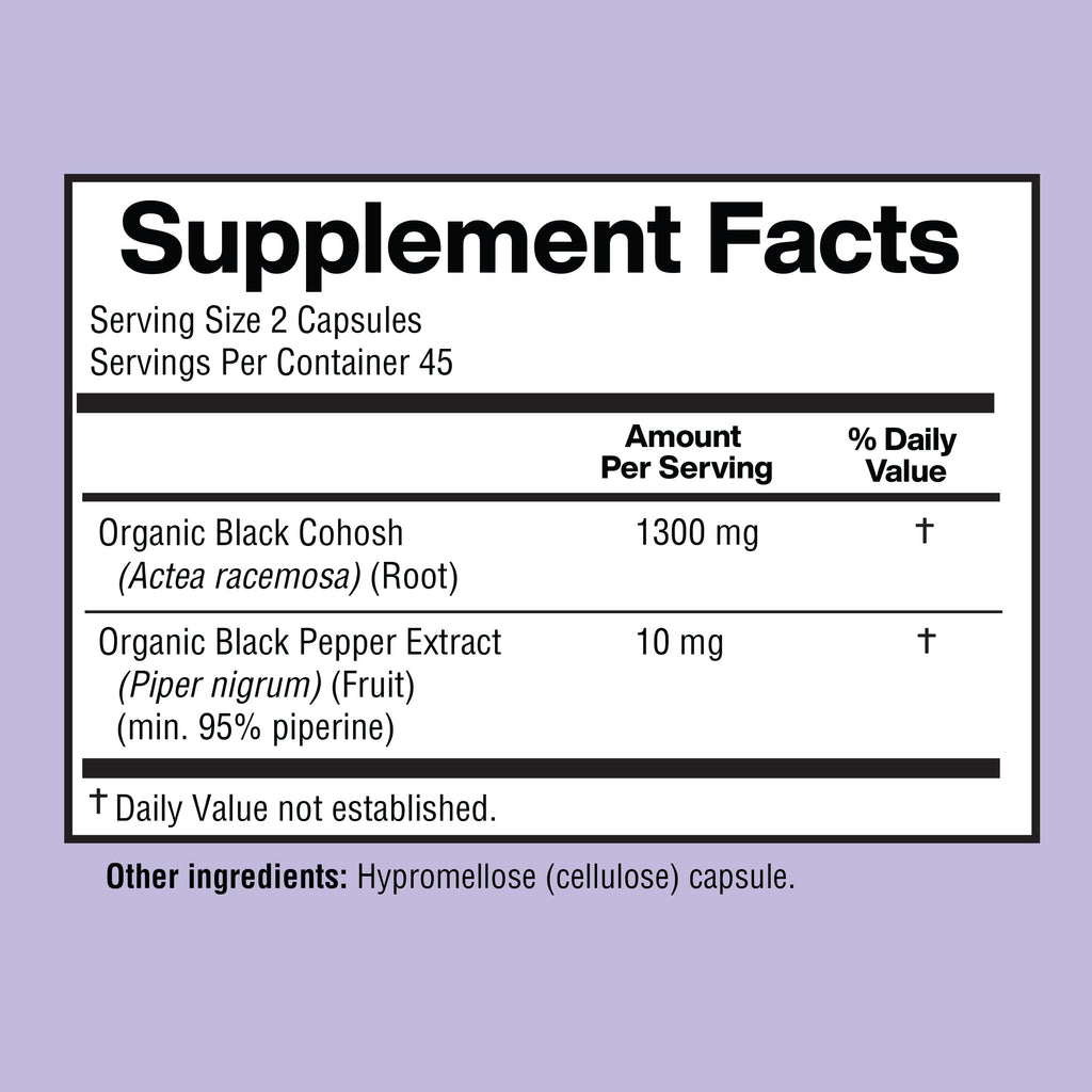 black cohosh benefits for hot flashes