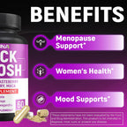 Black Cohosh capsules for hormonal balance