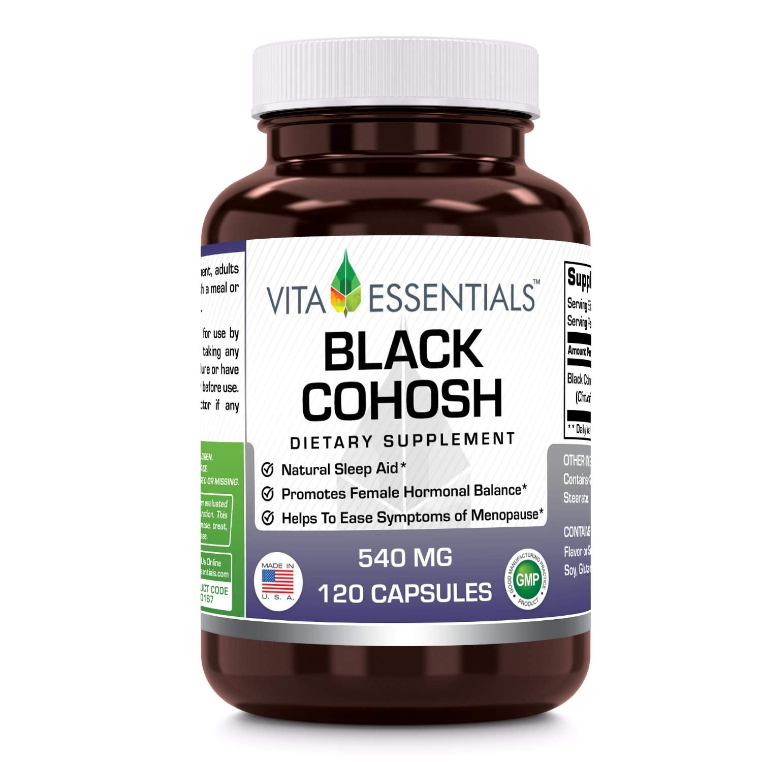 black cohosh capsules for menopause relief
