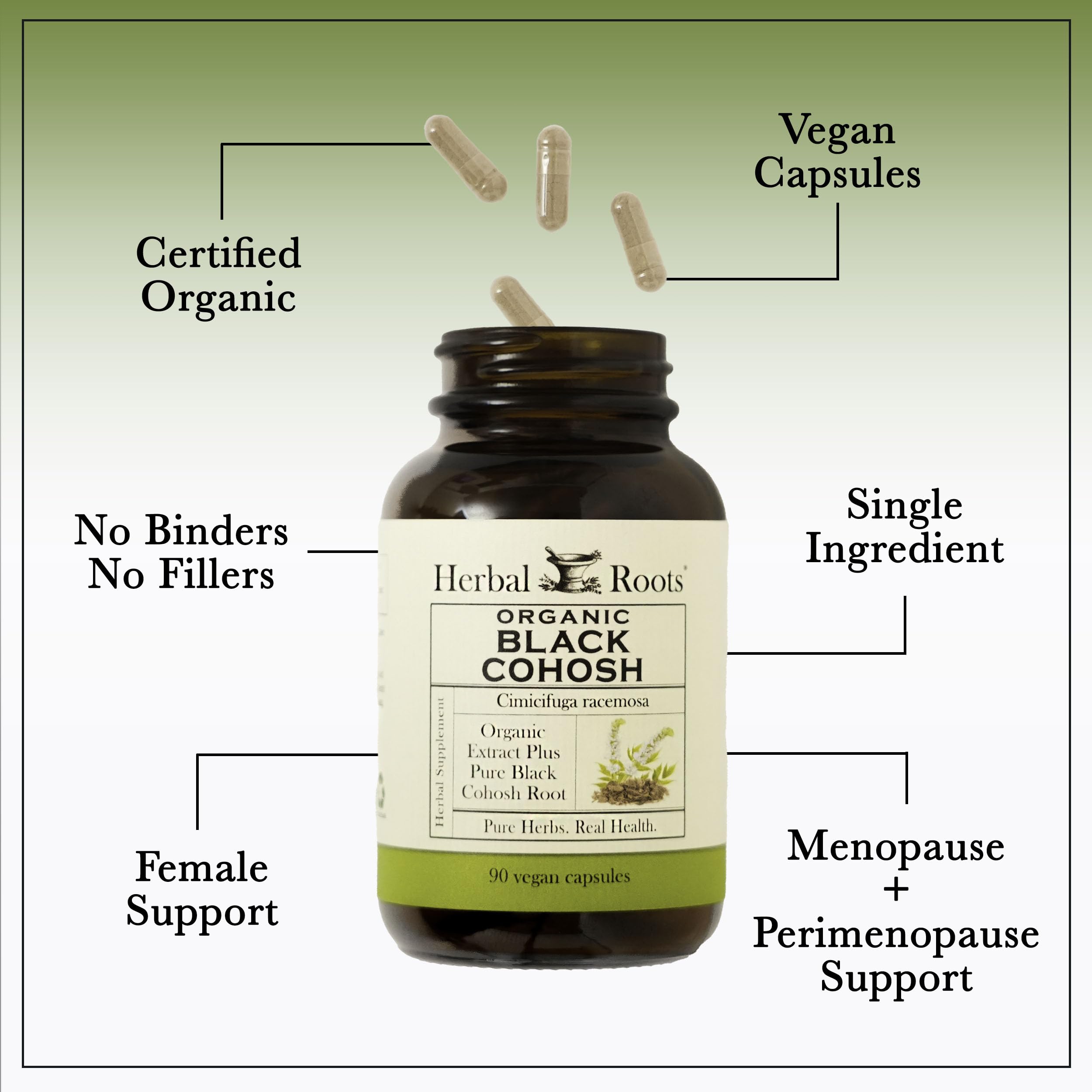 black cohosh capsules for menopause relief