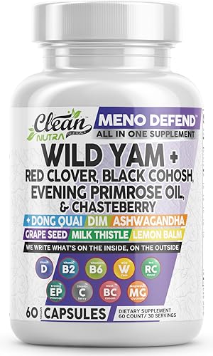 black cohosh capsules for menopause relief