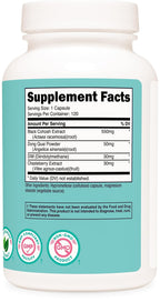 Black Cohosh capsules for menopause support