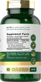 Black Cohosh capsules for women's health