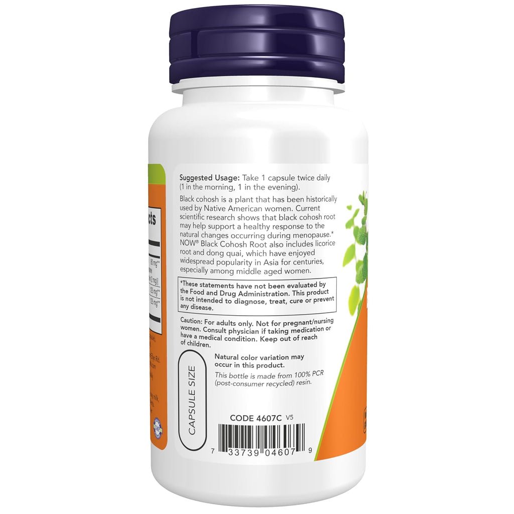 Black Cohosh capsules for women's health